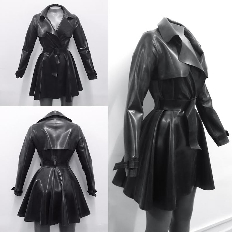 Latex Tailored Macintosh / Mac Coat - Etsy UK