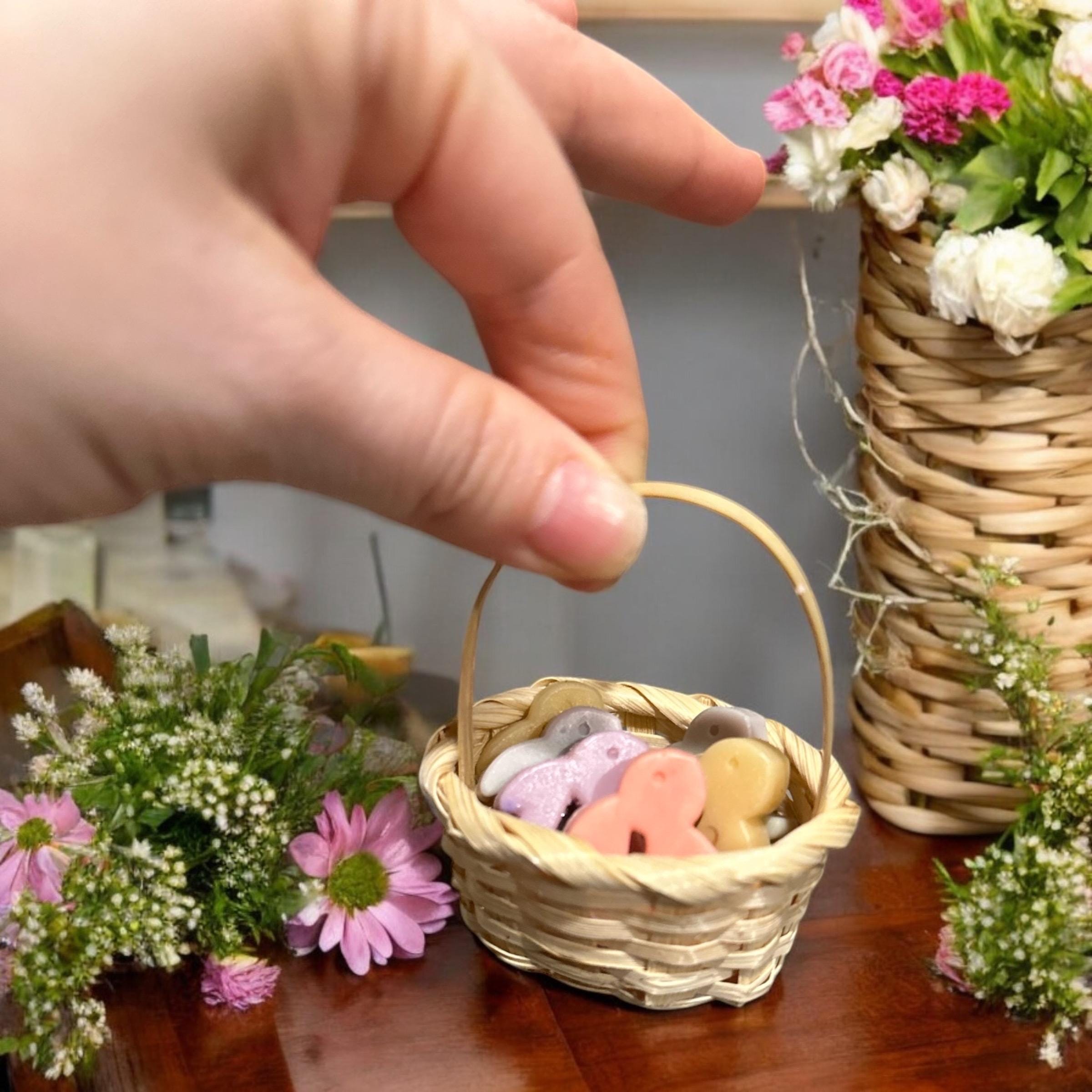 Set of 6 Mini Easter Bunny Handmade Soap Basket | Easter Basket ...