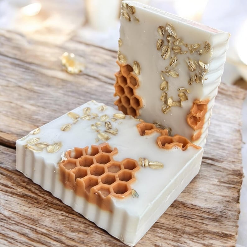 Oats & Honey Goat Milk Soap – Handmade Moisturizing Skincare, Party ...