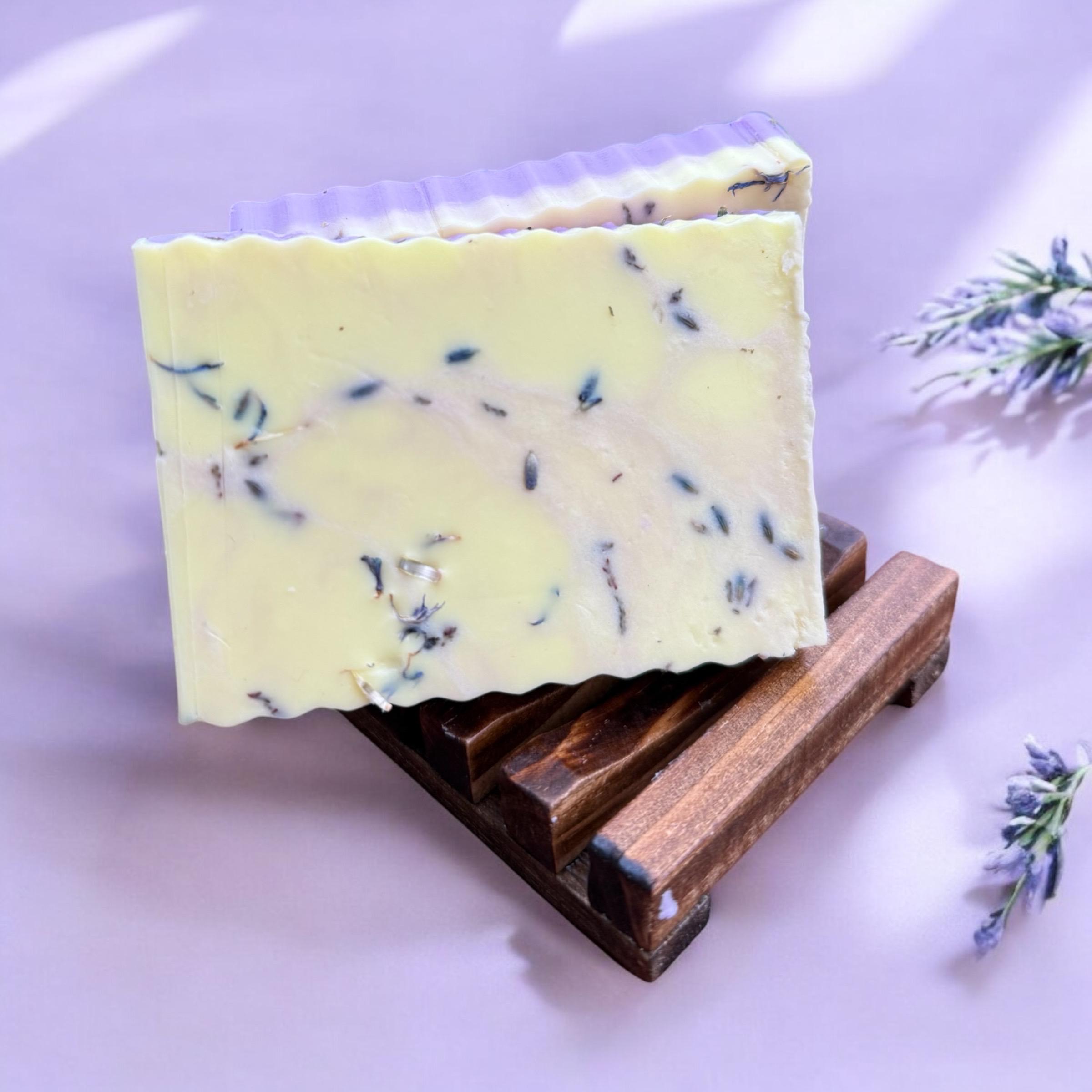 Lavender Lemon Goats Milk Soap | Natural Soap Bar | Lavender Handmade ...