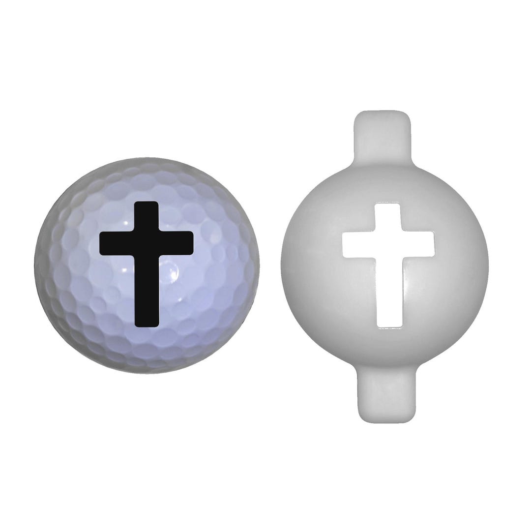 Holy Cross Jesus Christ Christian Golf Ball Stencil, Marker ...