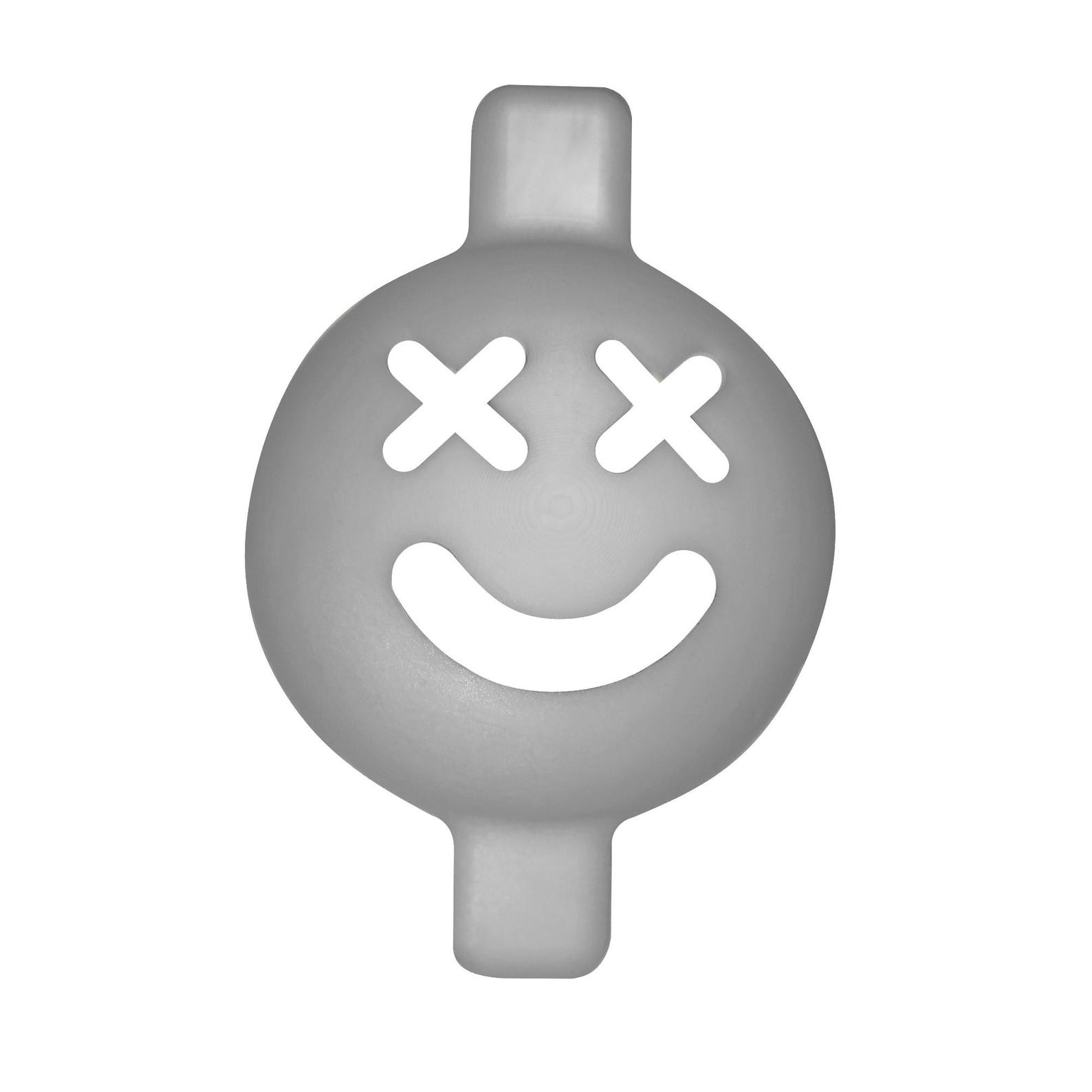 Smashed Smiley Face, X Eyes, Golf Ball Stencil, Marker, Personalize ...