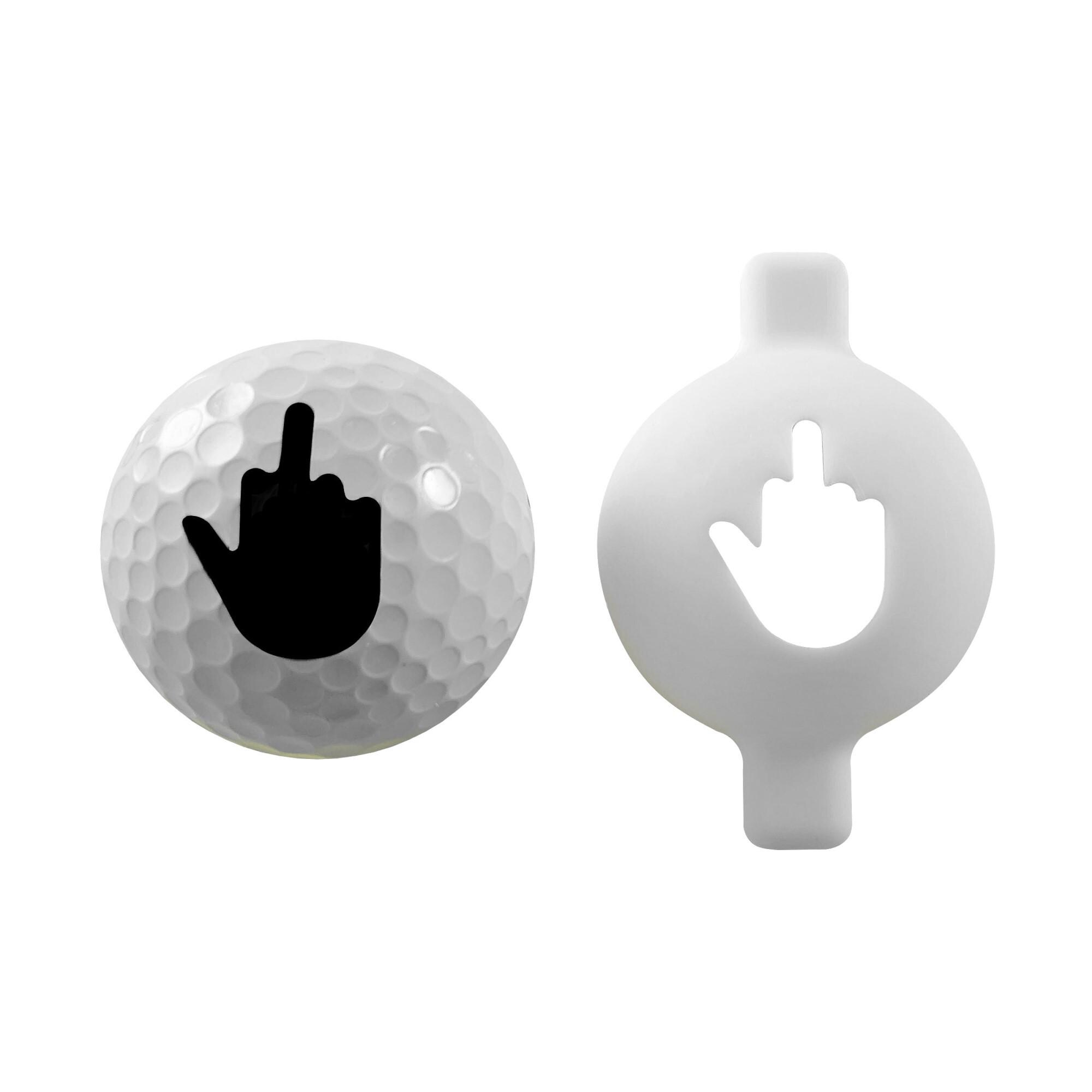 Middle Finger Golf Ball Stencil, Marker, Personalize Your Balls - Etsy
