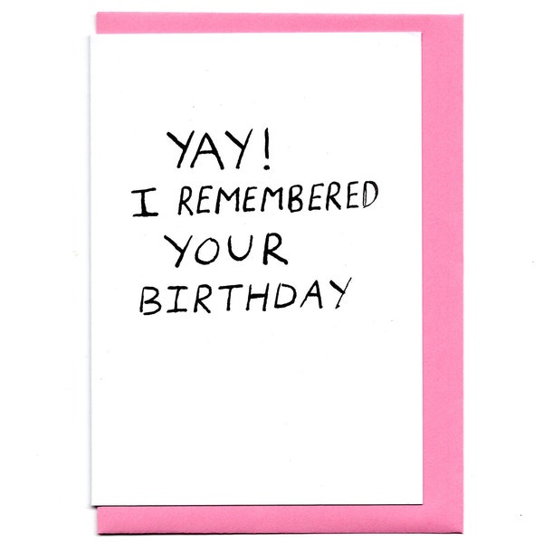 Adhd Birthday Card - Etsy