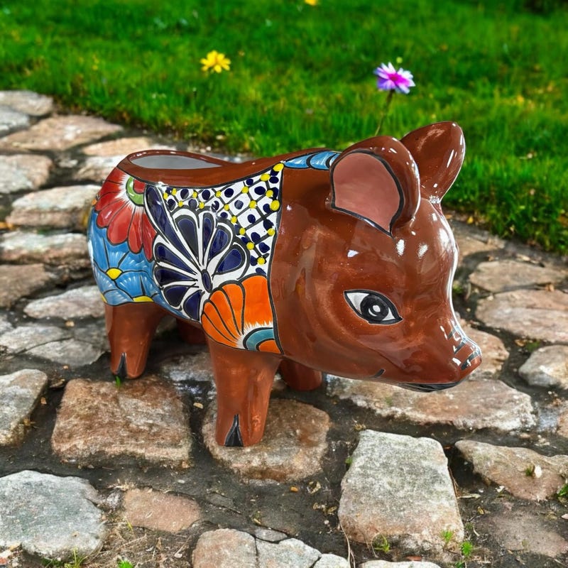Talavera Pig - Etsy