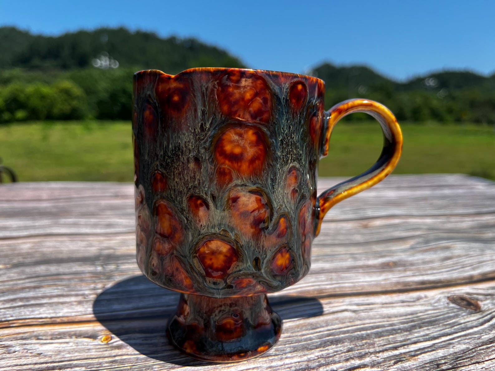 Ceramic Mug, Pottery Mugs – Molten Glaze, Unique Glazed Ceramic Coffee ...