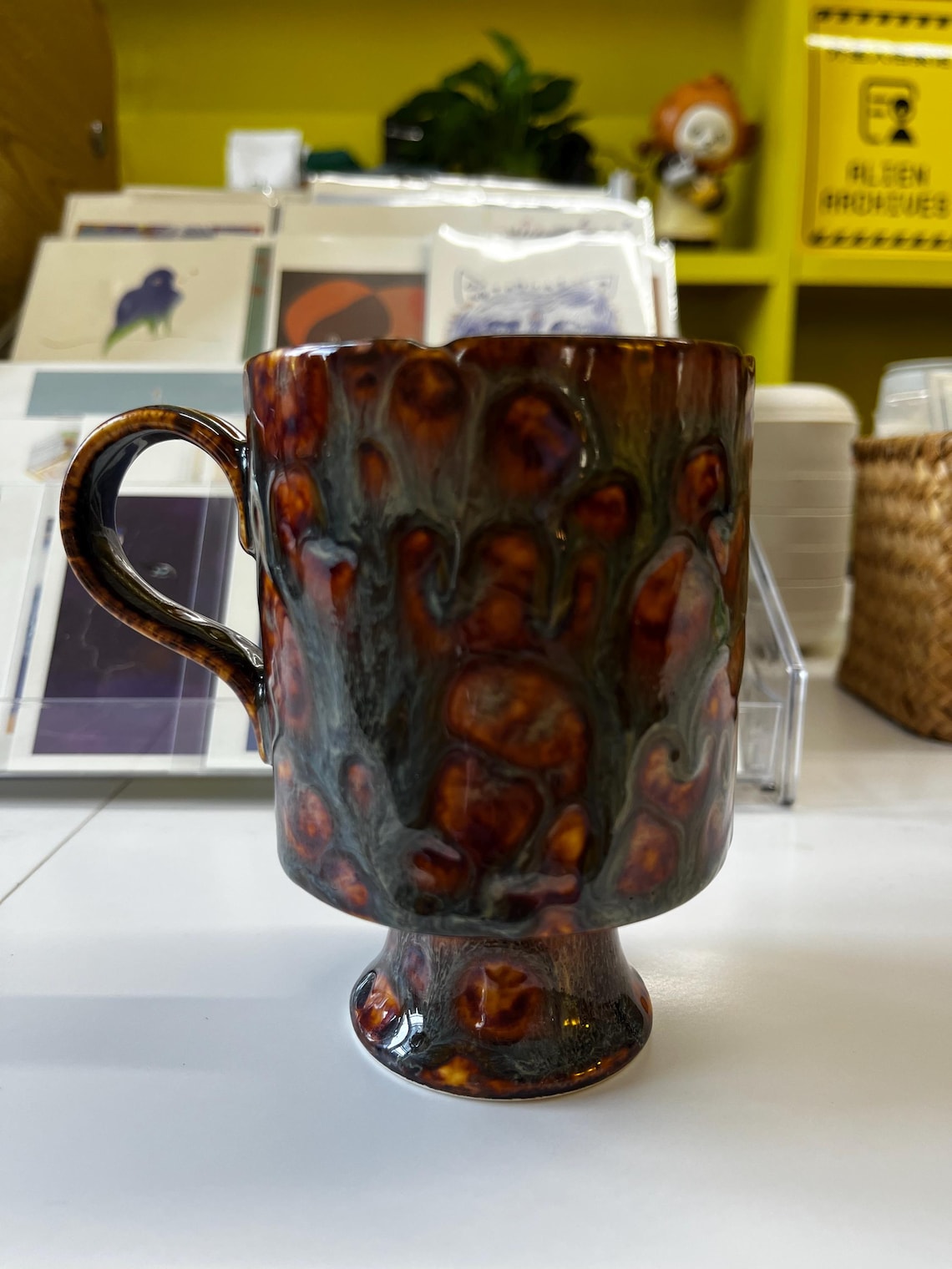 Ceramic Mug, Pottery Mugs – Molten Glaze, Unique Glazed Ceramic Coffee ...