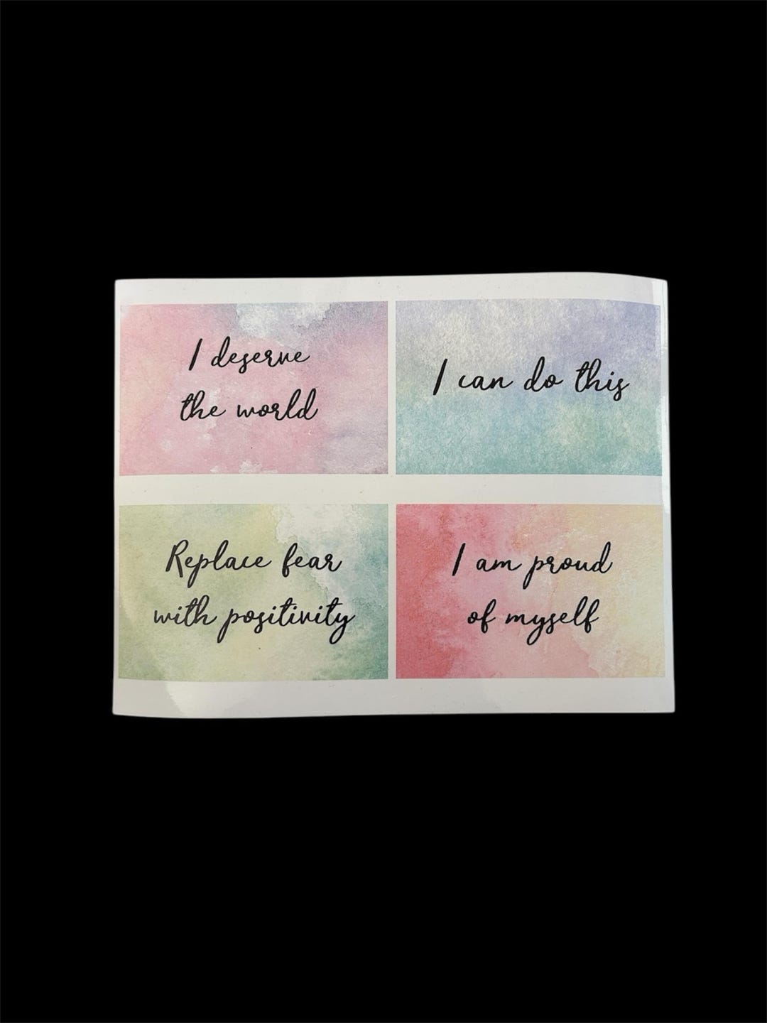 Positive Affirmations #1 Window Clings - Etsy