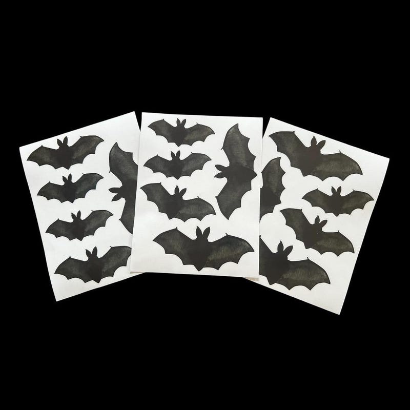 Bats Window Clings - Etsy