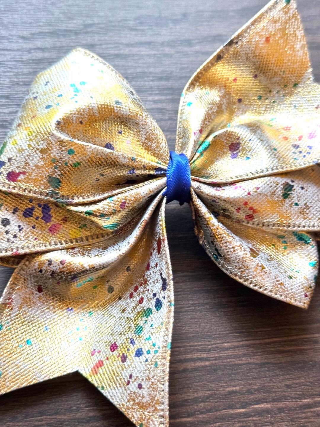 Paint Splatter Bow - Etsy