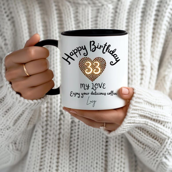 Happy Birthday Mugs Personalized - Etsy