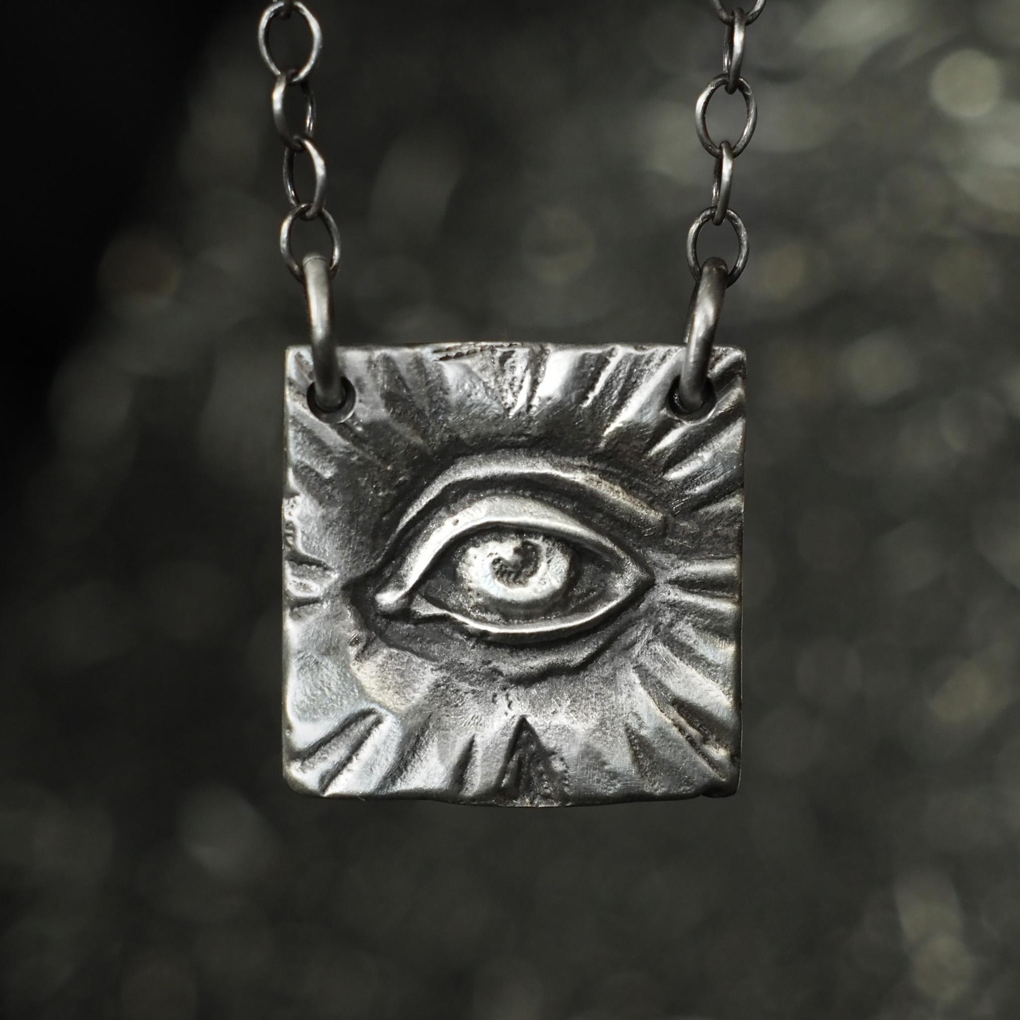 Clear Vision Eye Pendant - Pure Silver - Etsy