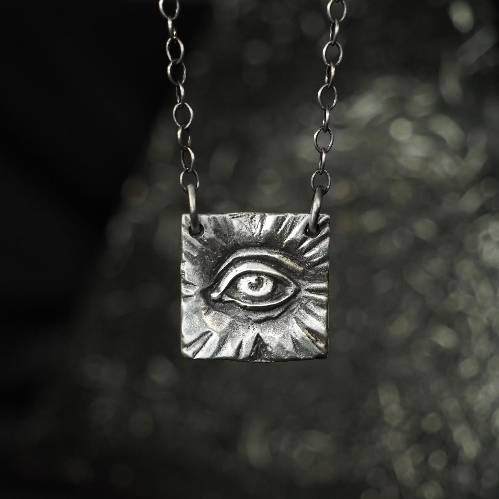Clear Vision Eye Pendant - Pure Silver - Etsy
