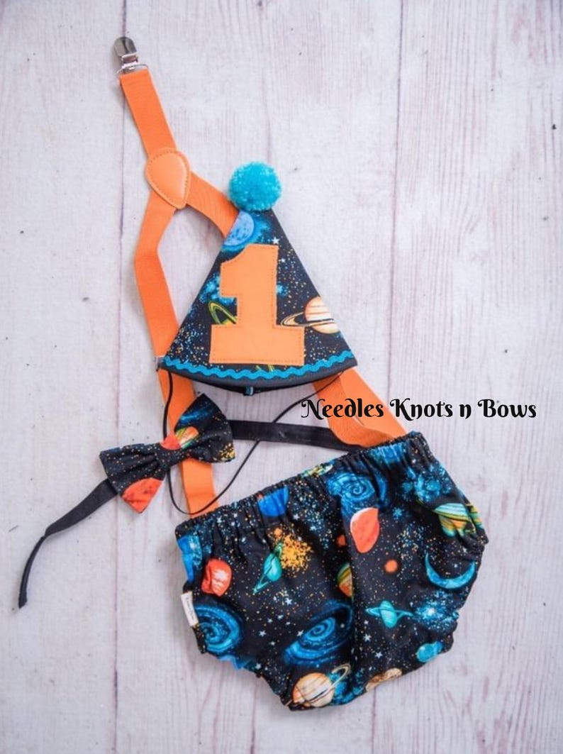 Boys Outer Space Smash Outfit, Out of This World 1st Birthday Outfit ...
