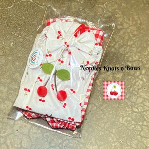 Cherry Dress & Bloomers for Baby Girls and Toddlers, Cherry Outfit ...