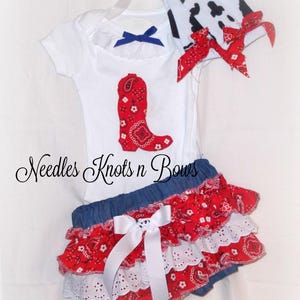 Western Cowgirl Outfit, Baby Shower Outfit, Rodeo Outfit, 1st Birthday ...
