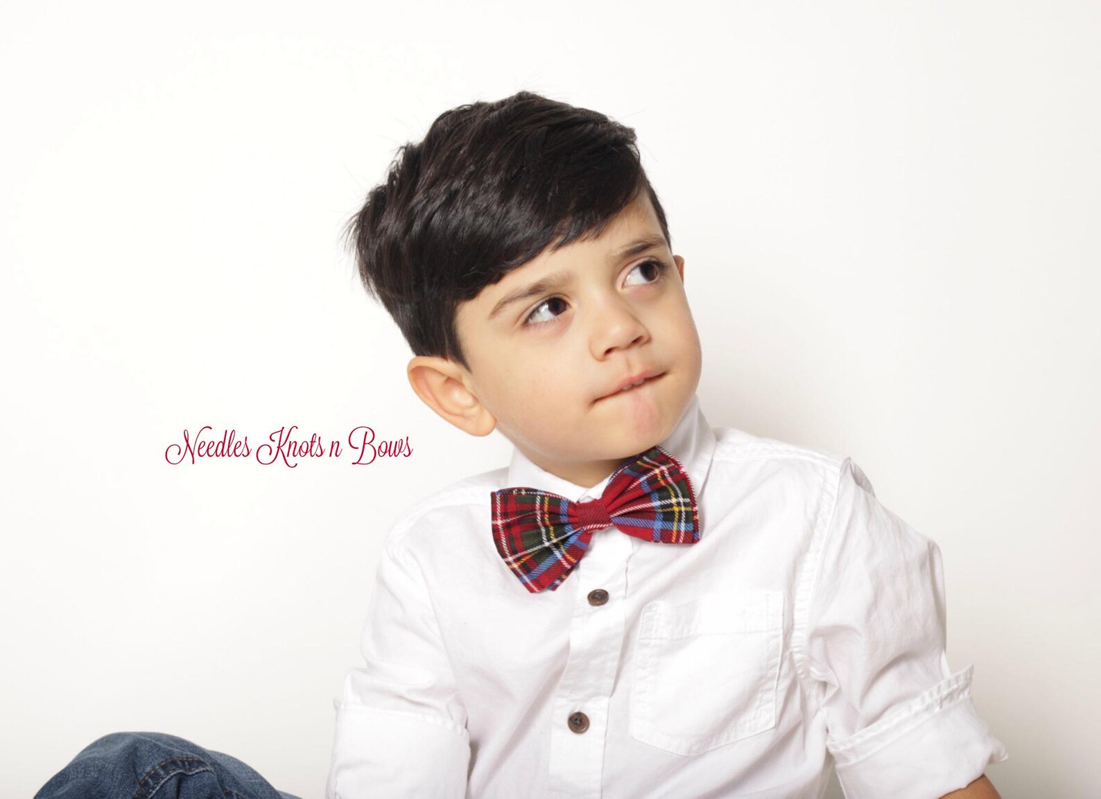 Red Tartan Plaid Pre Tied Bow Tie, Christmas Plaid Bow Tie, Pocket Square, Men's Stewart Plaid ...