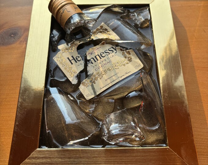 Broken Hennessy Wall Art - Etsy