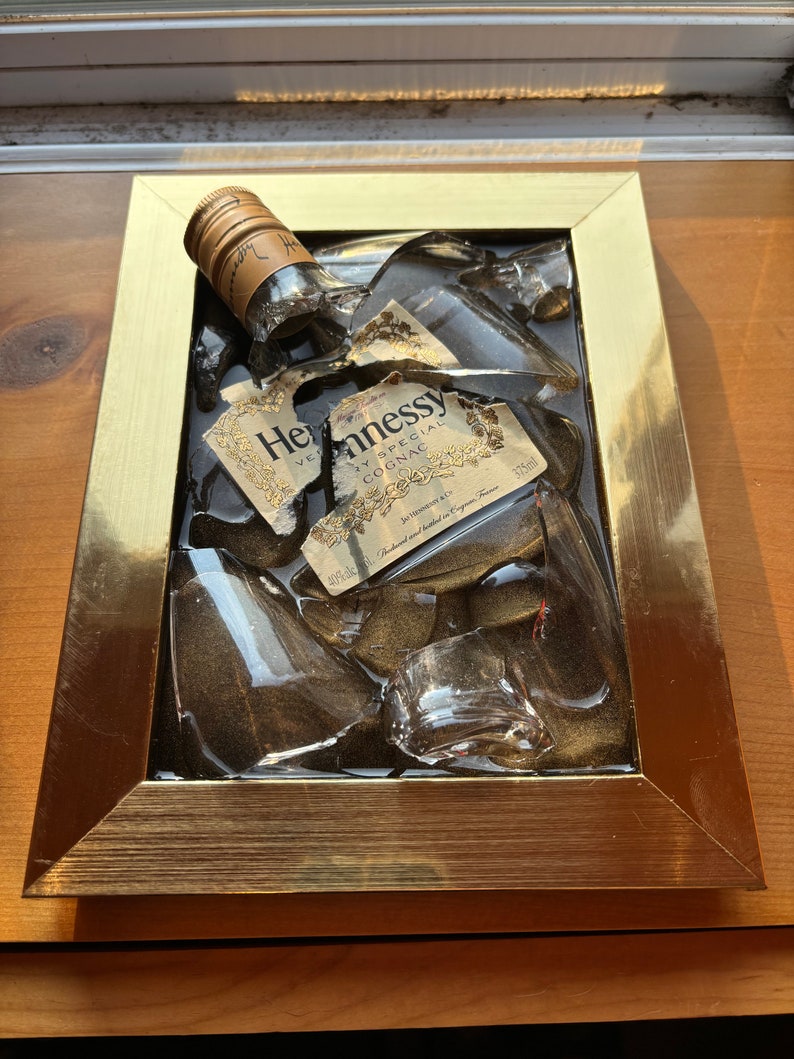 Broken Hennessy Wall Art - Etsy