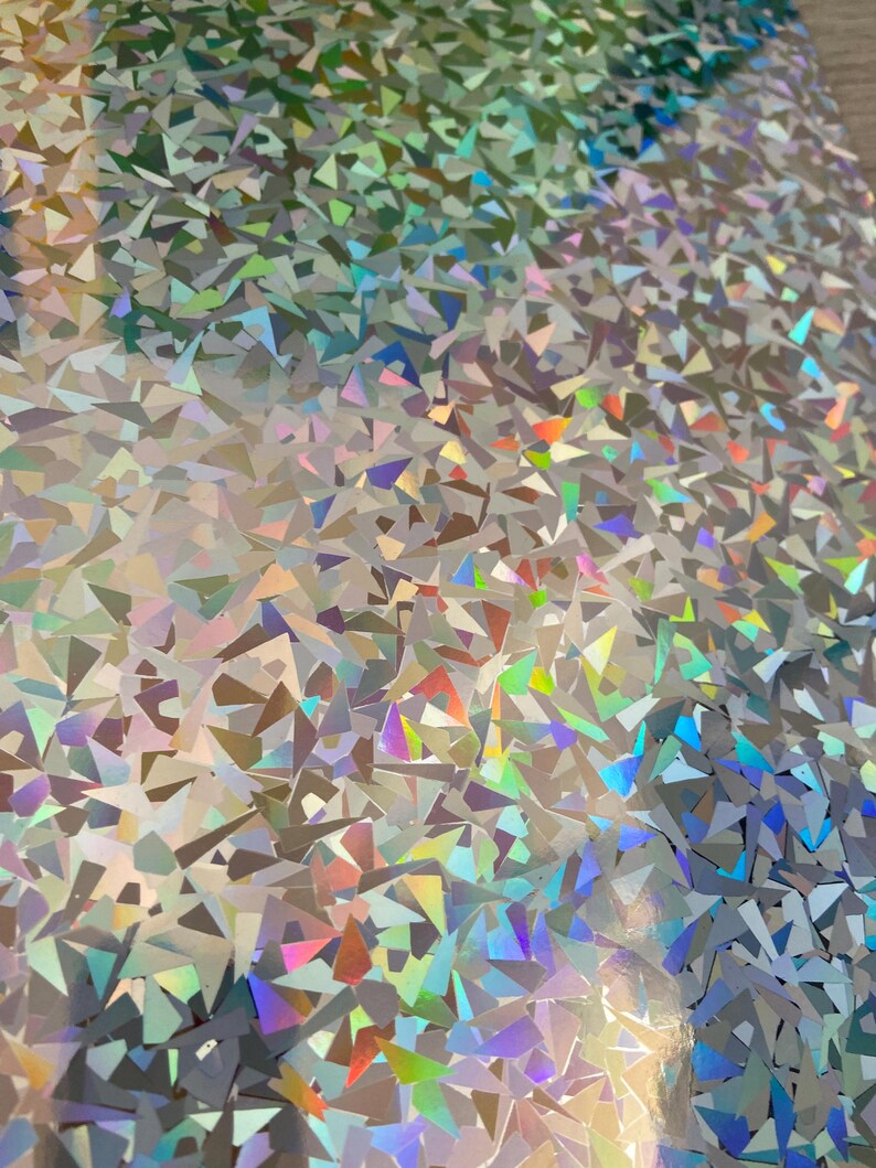 Nine-pointed Star in Holographic Rainbow Cuts-s4 - Etsy