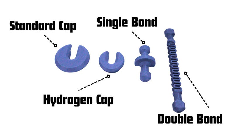 Giant 3D Printed Molecular Model Set: Chemistry Classroom Teaching - Etsy