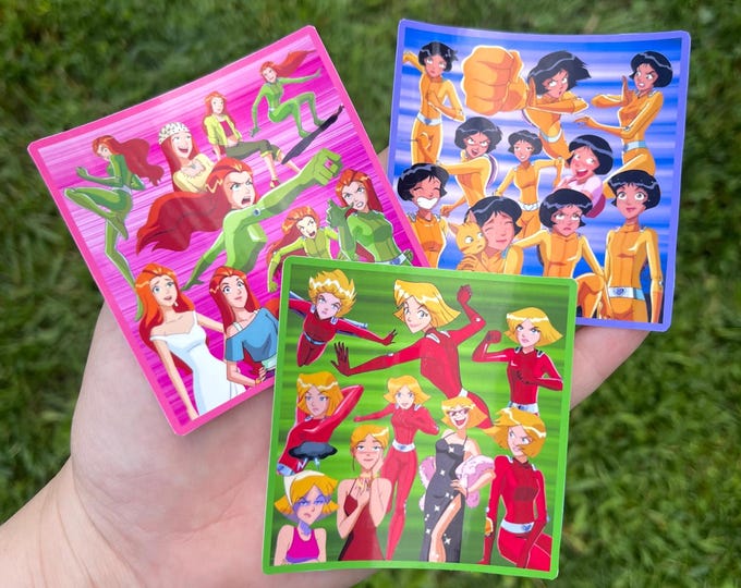 Totally Spies! Gadget Stickers - Etsy Canada