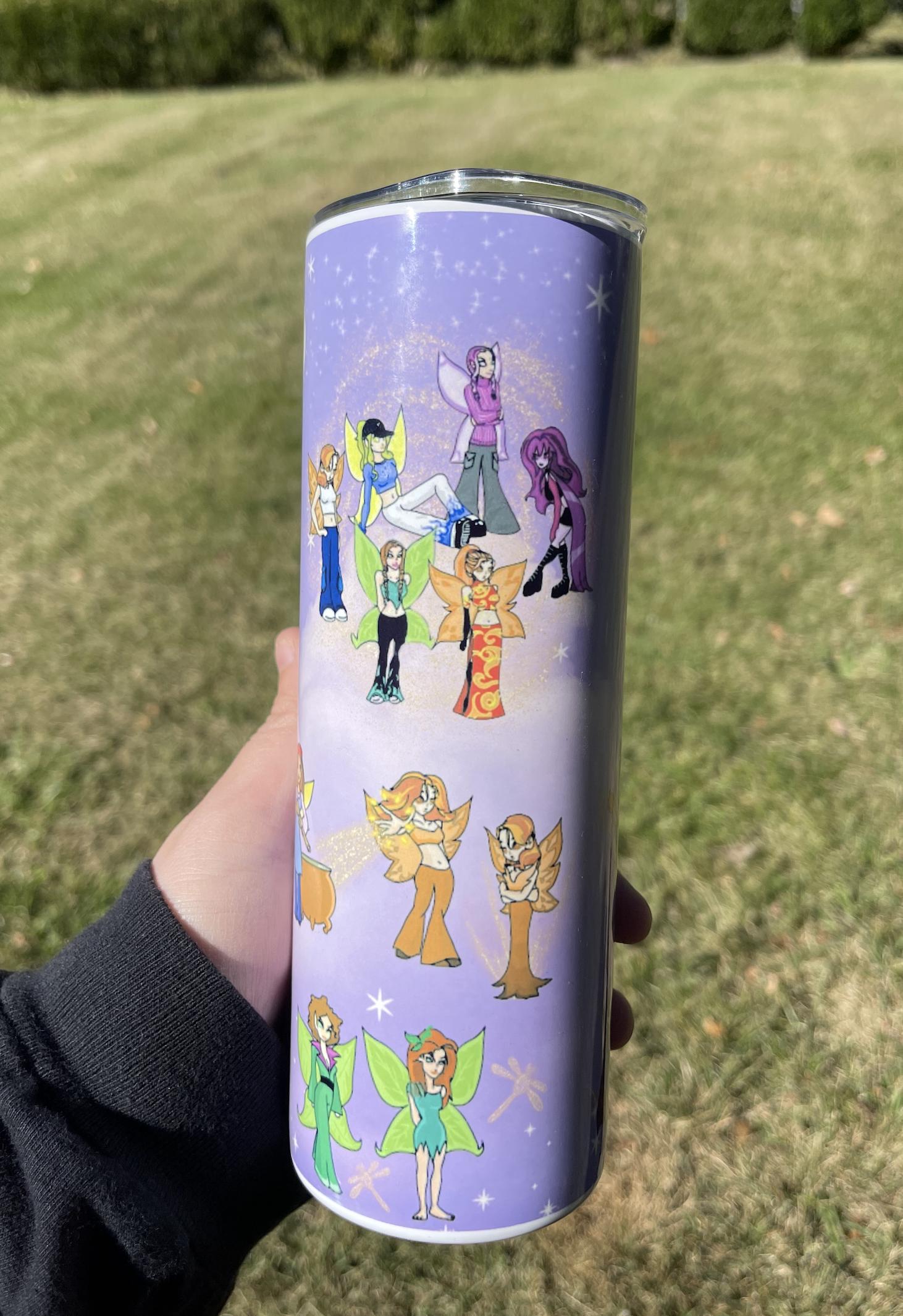 2000s Neopets Faeries 20oz Skinny Tumbler - Etsy