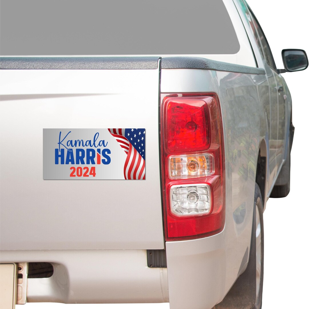 Kamala Harris 2024, Election Car Bumper Sticker, Harris/walz 2024 ...