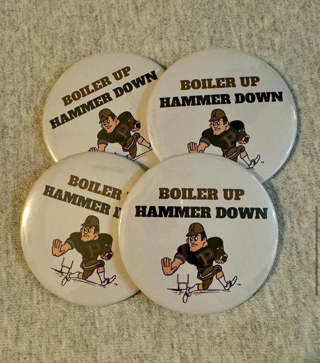 Boiler up Hammer Down Purdue Gameday Button 3 Inch - Etsy