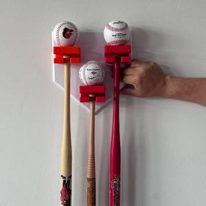 Custom Modular Mini-baseball Bat and Ball Holder - Etsy