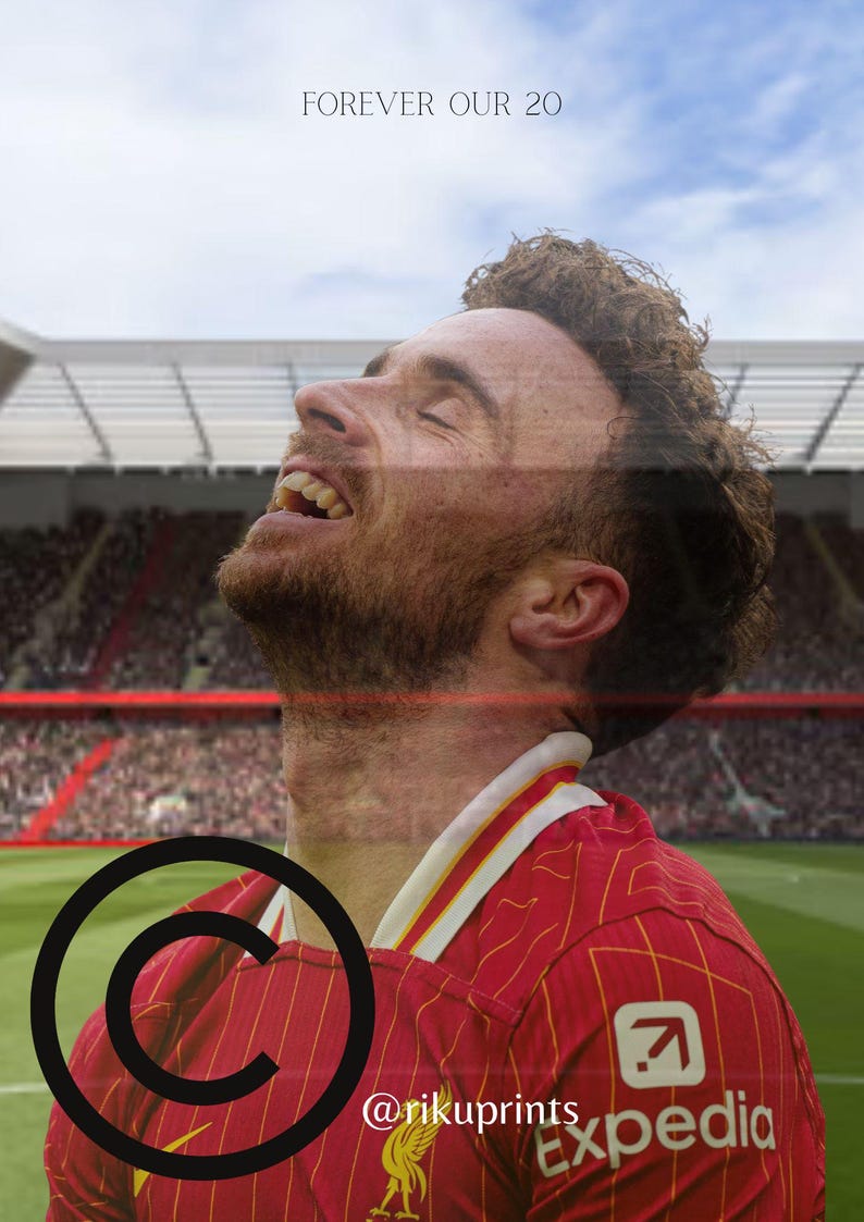 Forever Our 20 – Diogo Jota Tribute Poster | Liverpool Football Print ...