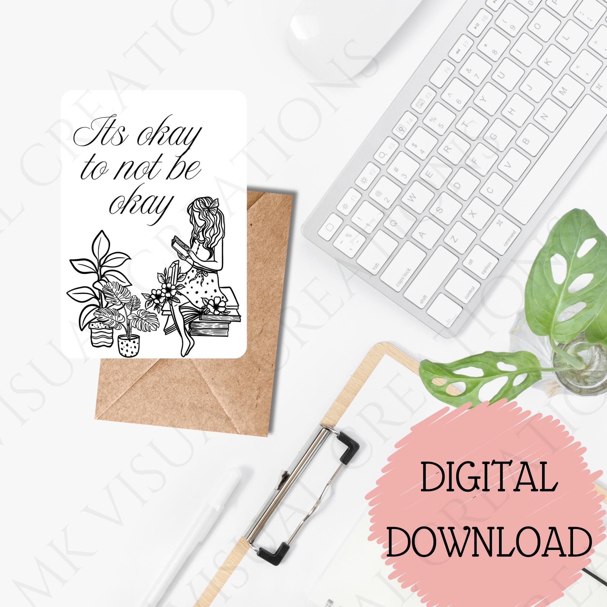 Inspirational Printable Greeting Card - Etsy