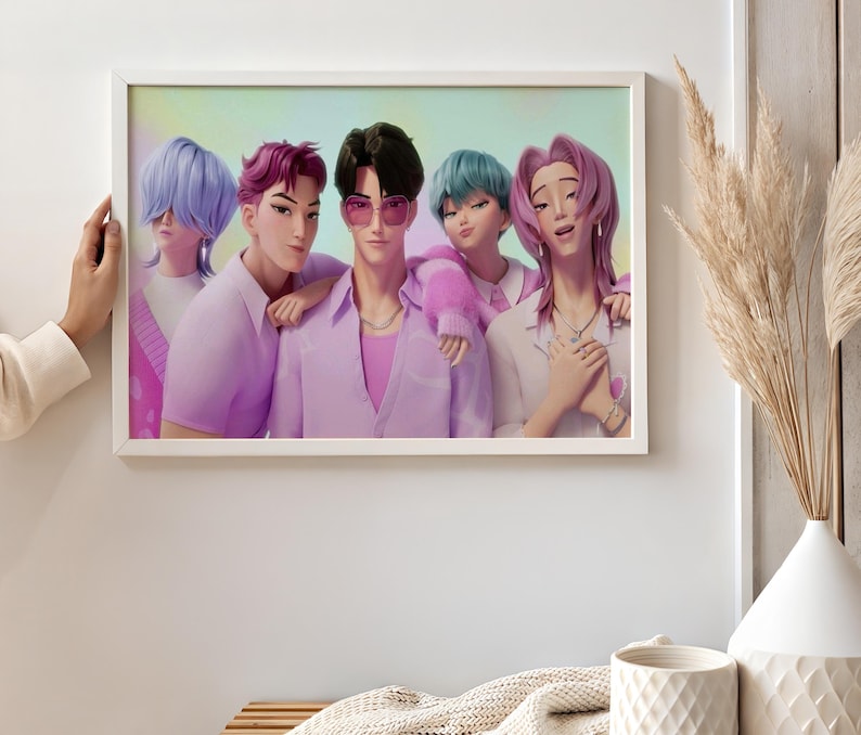 Saja Boys K Pop Dämonenjäger, Film Poster, Kunstdrucke, Wohnkultur, Wandkunst, Leinwand Poster ...