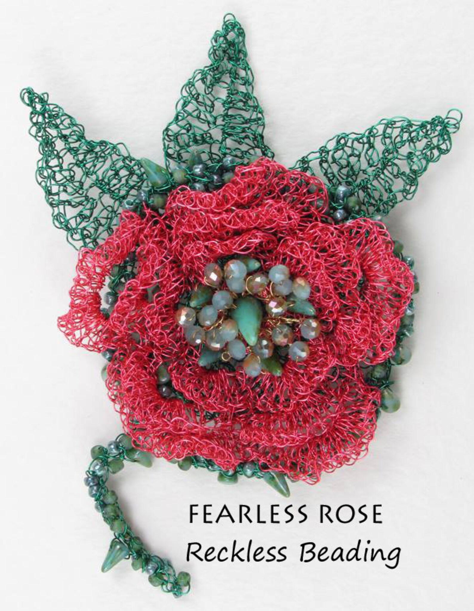 Tutorial: Fearless Rose, Wire Crochet and Twisting - Etsy