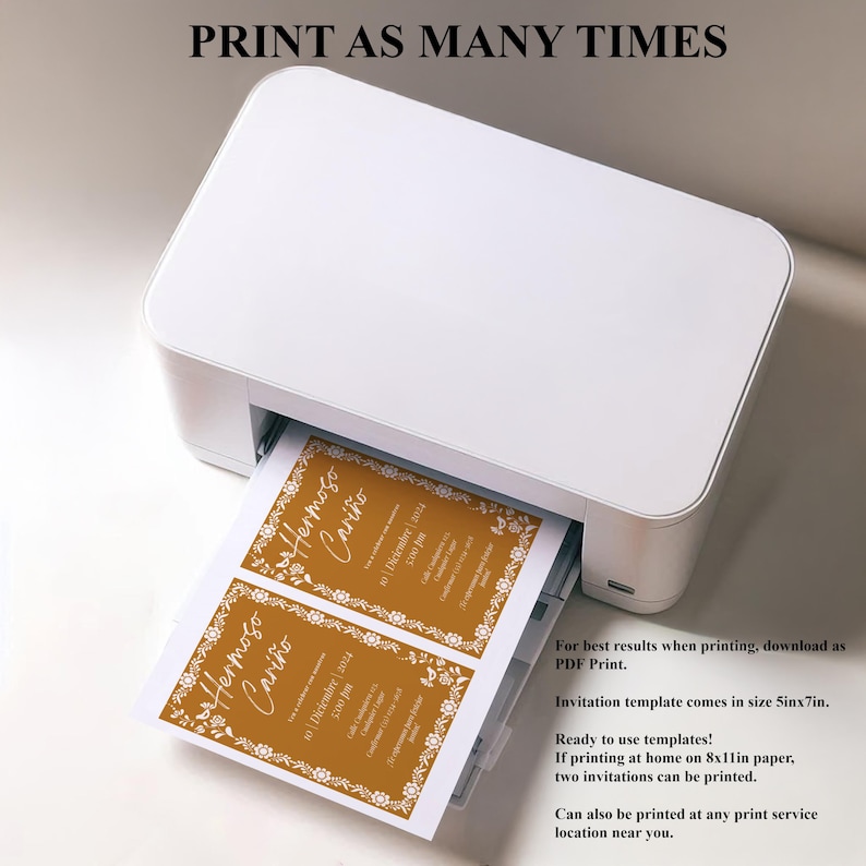 Hermoso Carino Invitation Cielito Lindo Invitation Editable Template ...