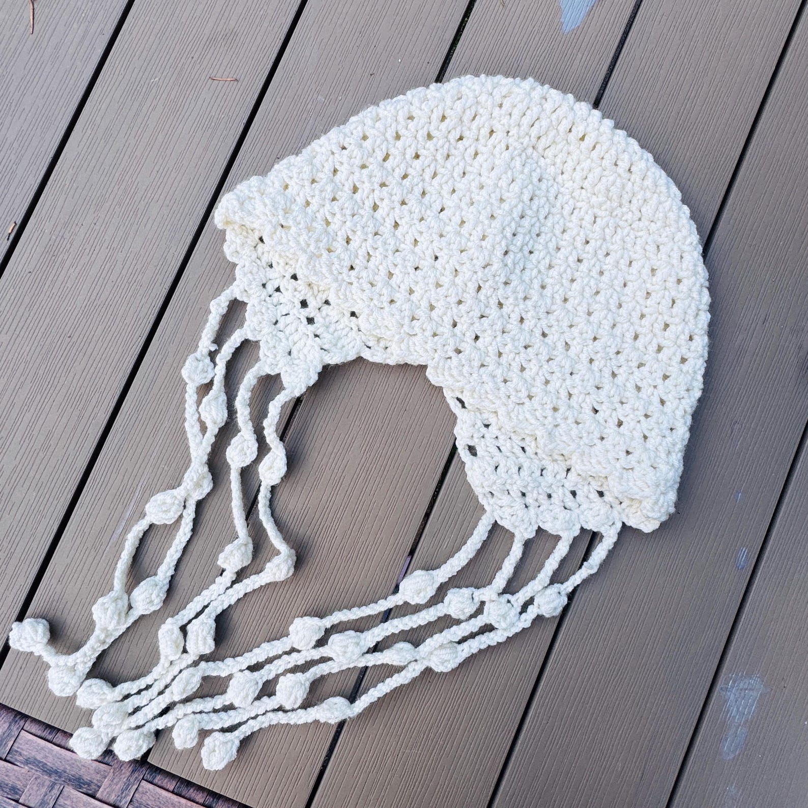 Jellyfish Hat Crochet Pattern PDF | DIY Ruffle Bucket Hat | Funjelly ...
