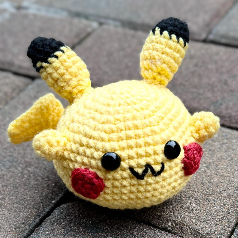 Crochet Pikachu Pattern - Etsy