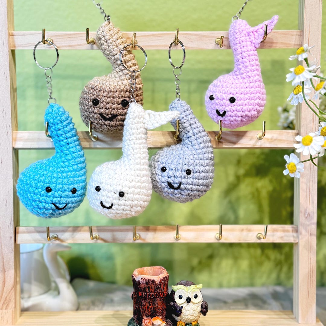 Music Note Keychain Crochet Pattern PDF | Amigurumi Beginner Tutorial ...