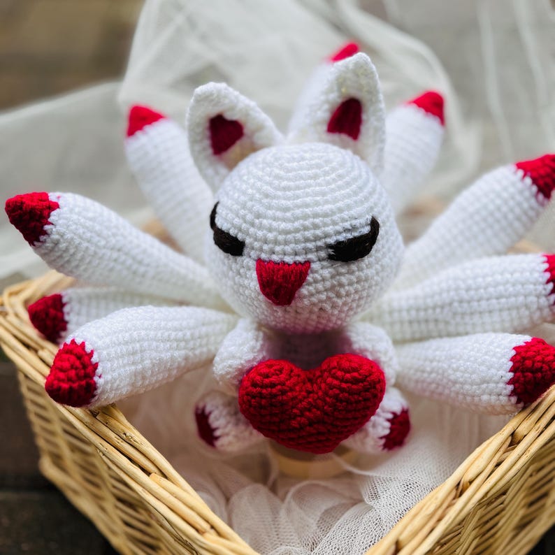 DIGITAL DOWNLOAD Crochet Amigurumi Pattern: Fuyuko the Kitsune Mystical ...
