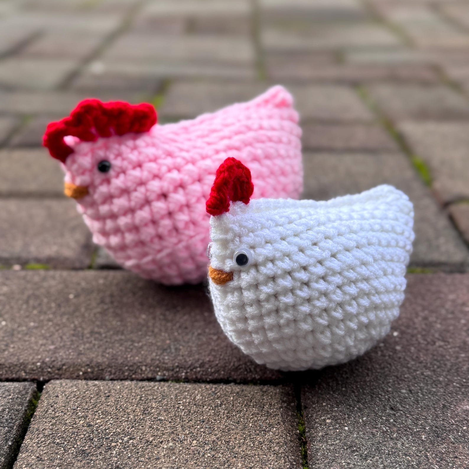 No-sew Chubby Chicken Crochet Pattern: Beginner Amigurumi Hen (PDF) - Etsy