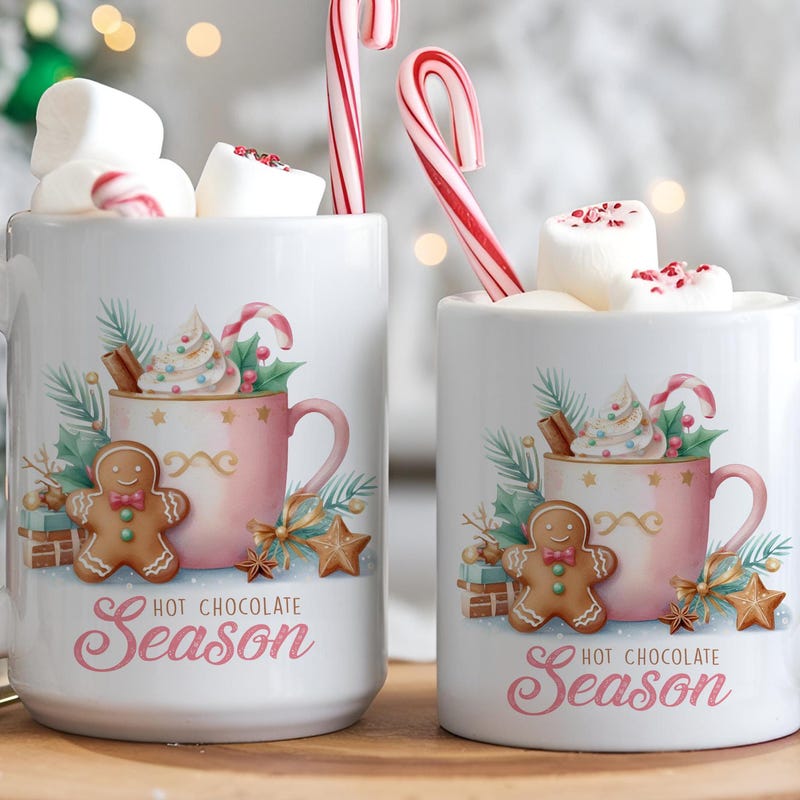 Hot Chocolate Mug - Etsy