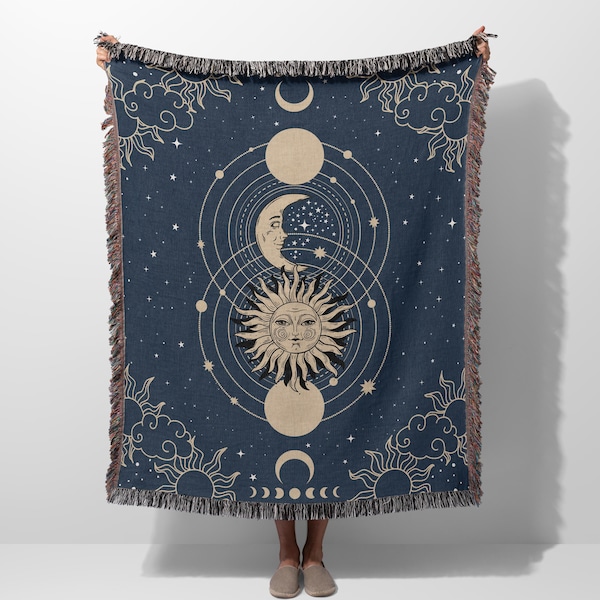 Sun and Moon Tapestry - Etsy