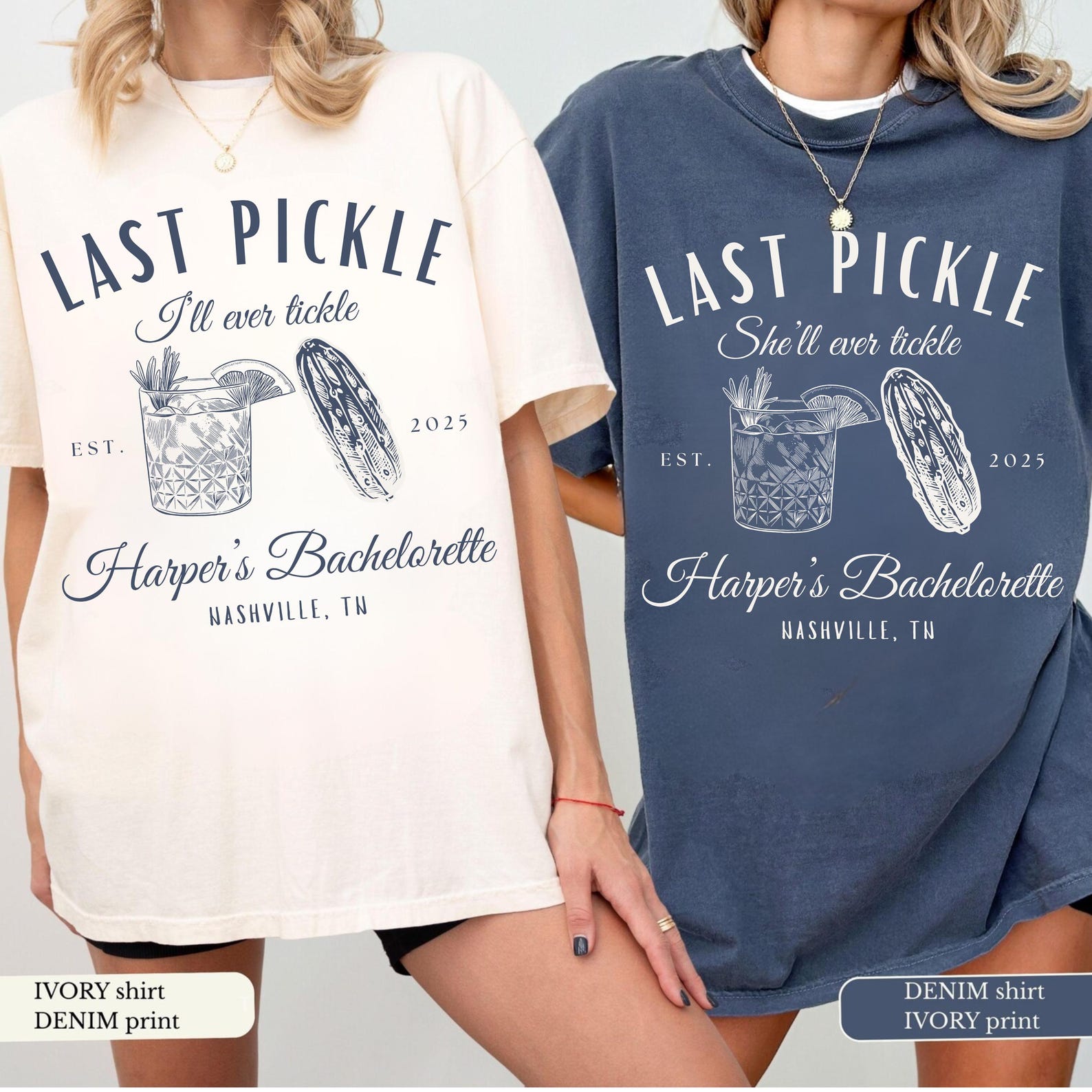 Last Pickle Bachelorette T-shirt: Funny Bride Tee, Bridal Party Gift - Etsy