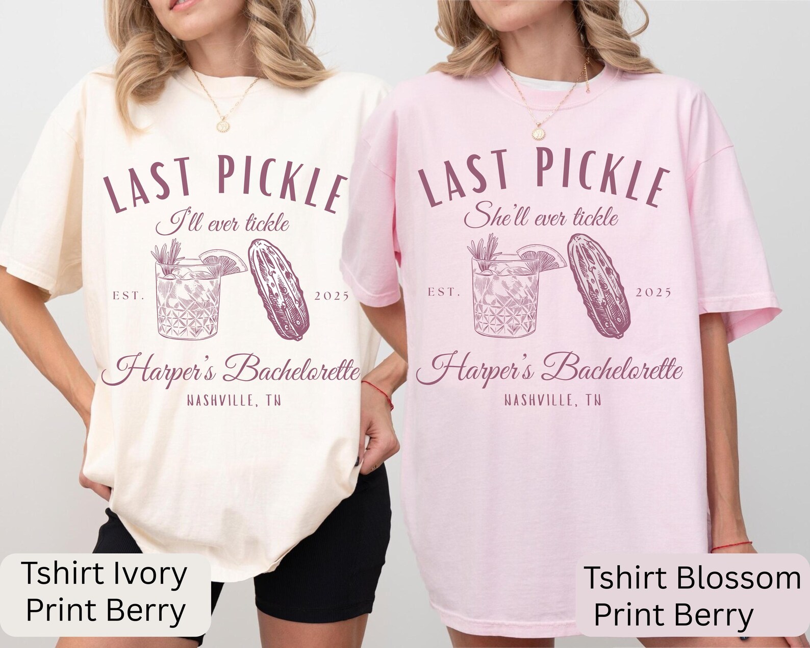 Last Pickle Bachelorette T-shirt: Funny Bride Tee, Bridal Party Gift - Etsy