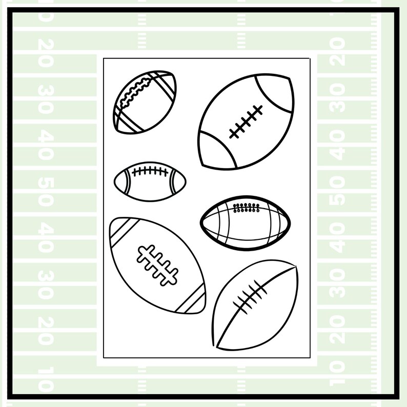 Texas Football Coloring Page Football Coloring Worksheet Printable ...