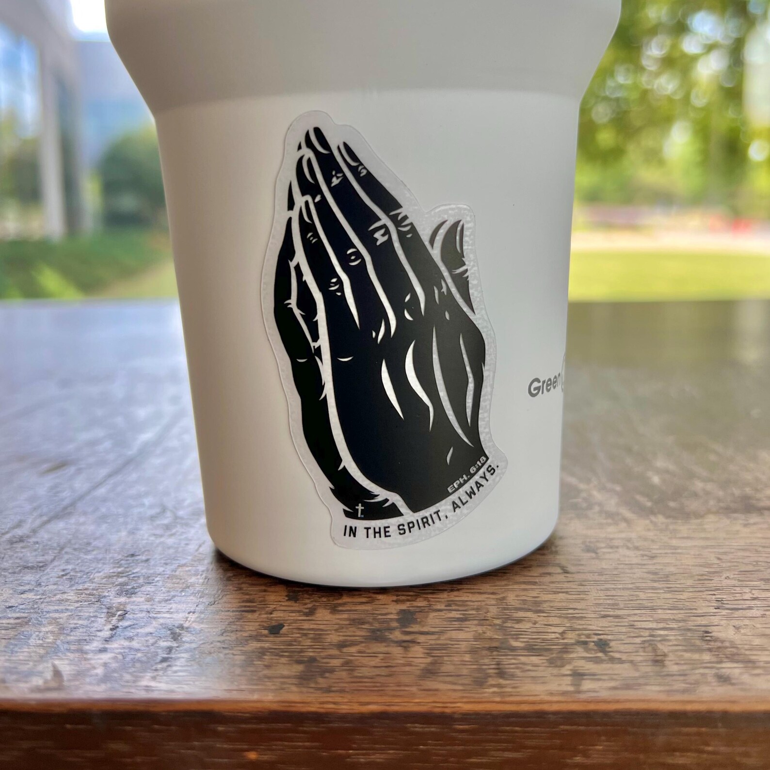 Pray in the Spirit Vinyl Sticker | Black or White | "praying Hands ...