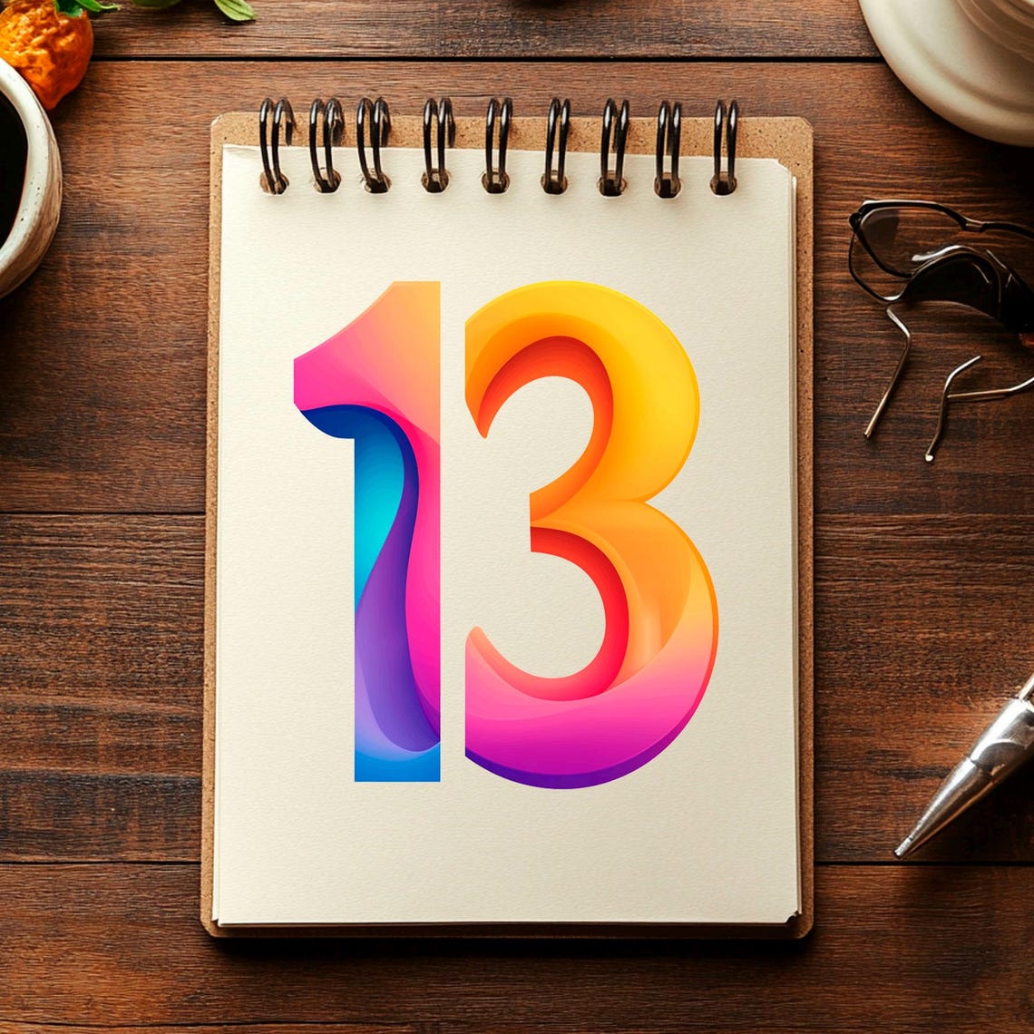 Number 13, Art PNG, Silhouette, Png, Clipart PNG, Print, Happy Birthday ...