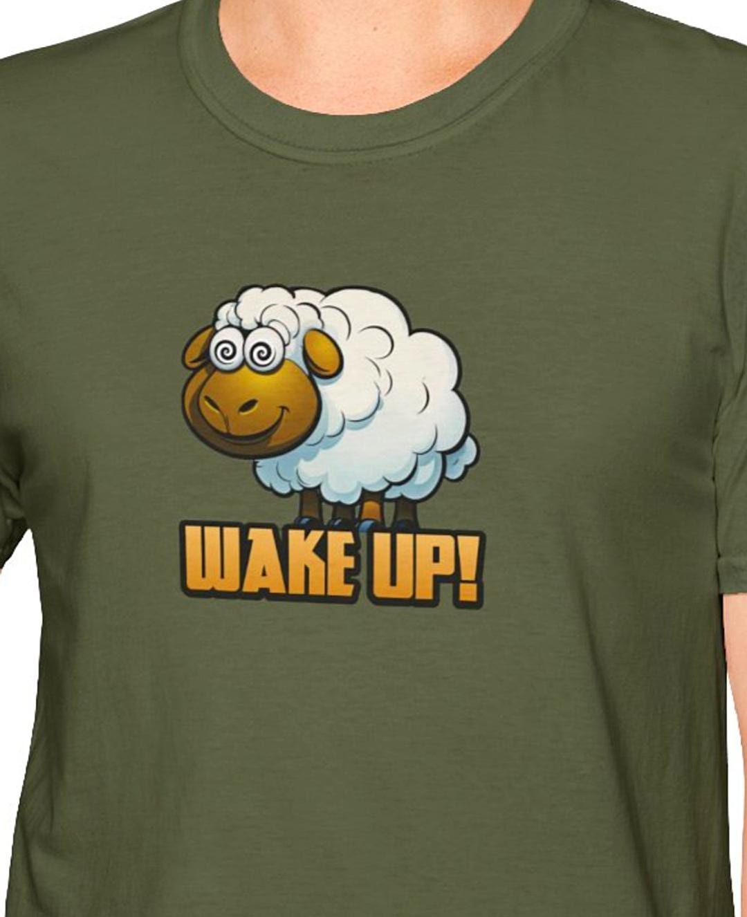 Conspiracy Hypnotized Sheep T-shirt, Wake up Tee, Graphic Tee, Animal ...