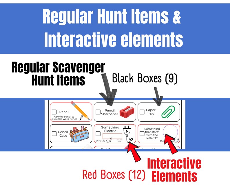 Classroom Scavenger Hunt Printable: Fun Indoor School Game (PDF) - Etsy