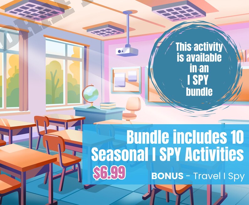 Winter Themed I Spy Game – Printable Kids Activity (PDF) Instant ...